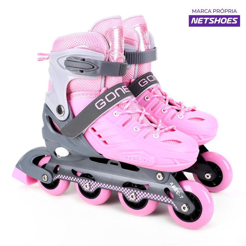 Patins Gonew Plastic Frame ABEC-7 - 70MM - Patins 4 Rodas - Magazine Luiza