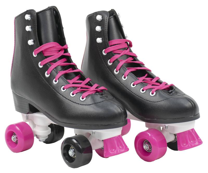 Patins Infantil 4 Rodas Feminino quad Roller e Skate Rosa 37-38 - BBR ...