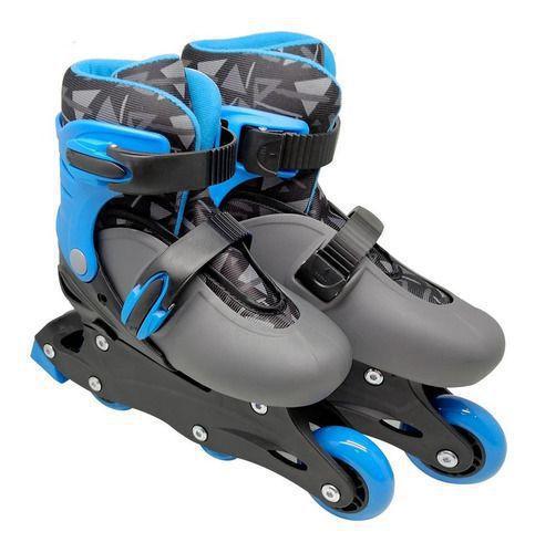 Patins Infantil Ajustável Menino Criança Presente Brinquedo - DMbrasil ...