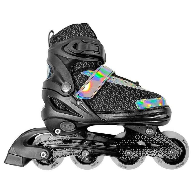 Patins Inline Rodas Com LED Ajustável 38/41 - Unitoys 1818 - Patins in ...