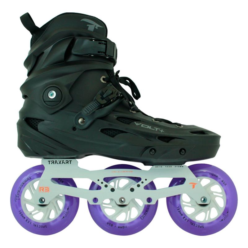 Patins Urban Freestyle Volt+ Preto Customizado 110mm 36 - Traxart ...