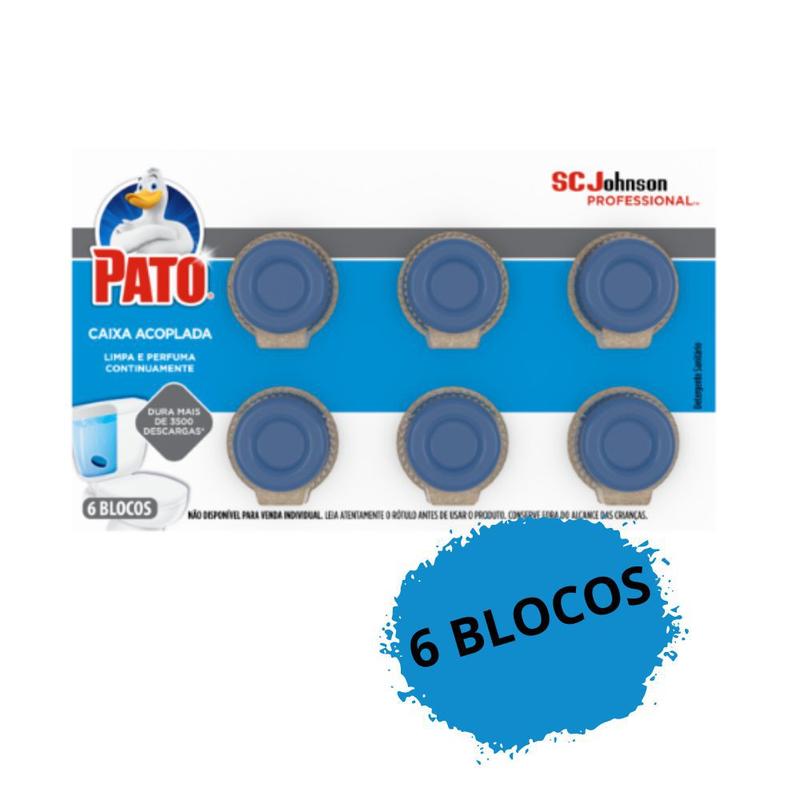 Pato bloco sanitário caixa acoplada 6 unid - SCJOHNSON - Pedra ...