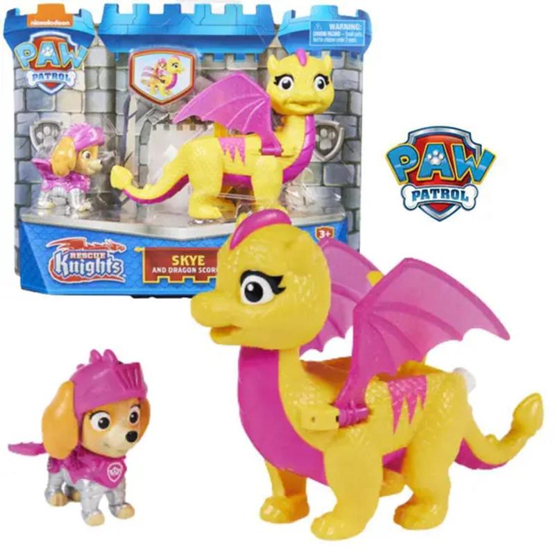 Patrulha Canina Skye Dragão Scorch Cavaleiros Sunny 2849 - Bonecos ...