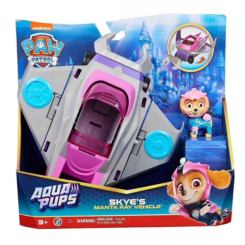 Patrulha Canina Veículo Temático Aqua Pups Skye 3480 - Sunny - Bonecos ...