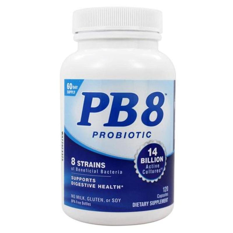 PB8 Probiotico 14 bilhoes 120 Capsulas - Nutrition Now - Lactobacilos ...