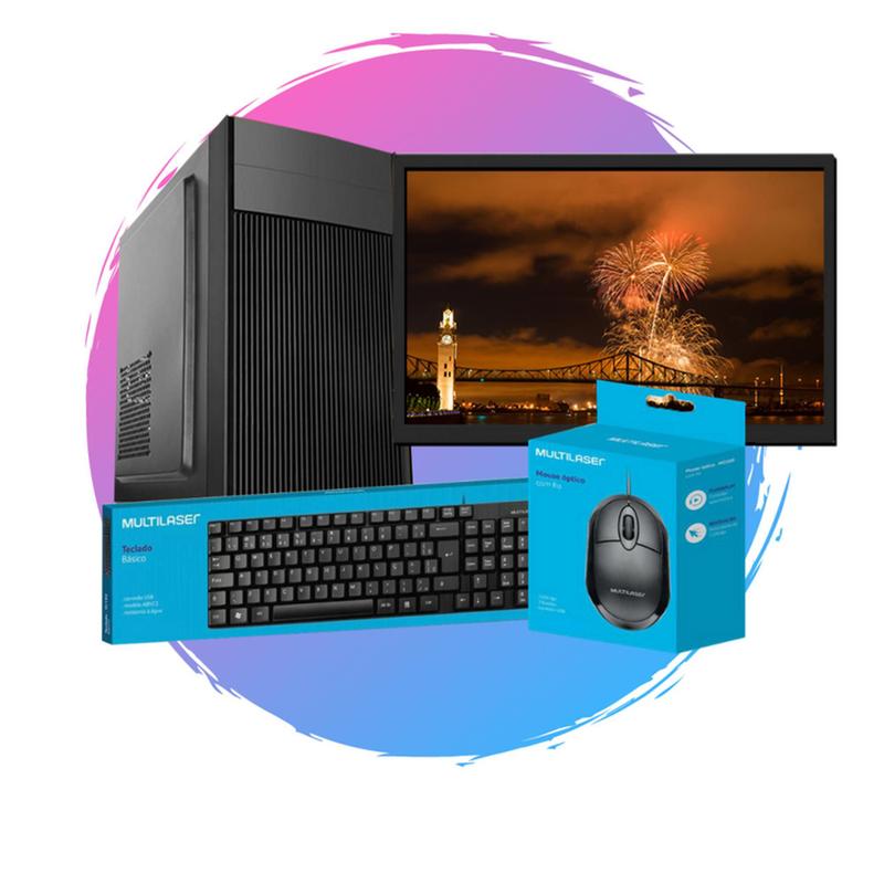 PC Completo Core I5,8GB RAM,HD 500GB+SSD 120GB,Monitor 24 - Chip7 ...
