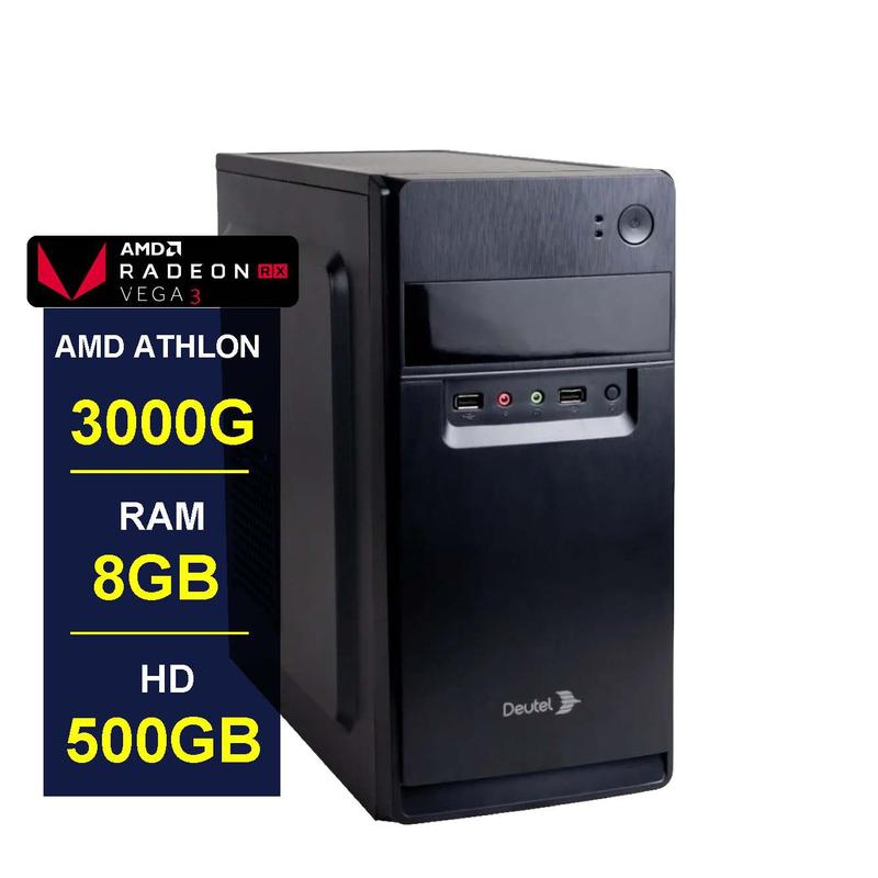 Pc Computador Amd Athlon 3000g Hd 500gb Memoria Ram 8gb - MRP Informática - CPU - Magazine Luiza