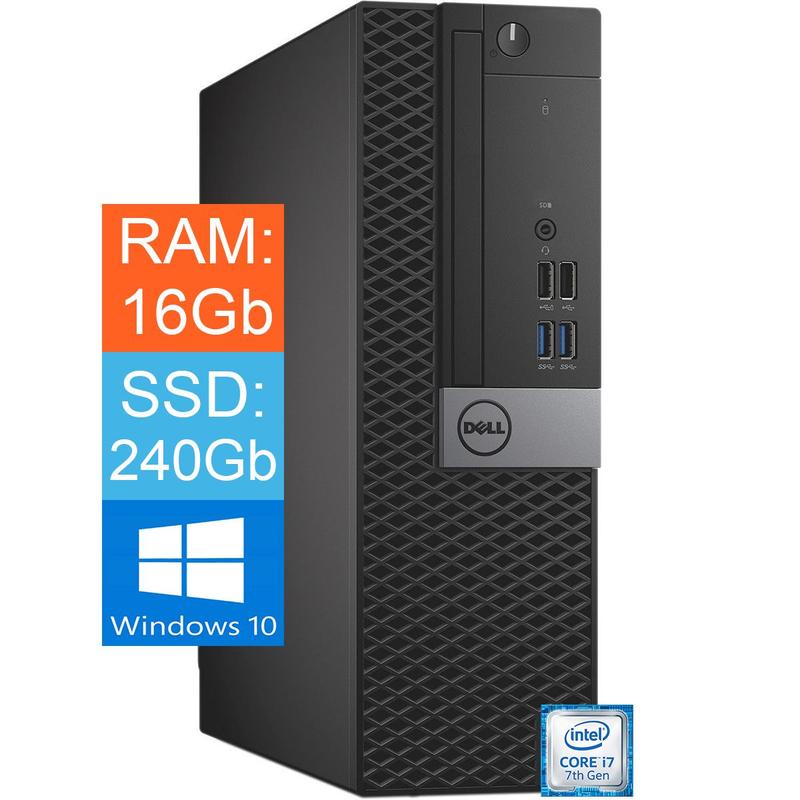 Pc Cpu Dell Core i7 7 Geração 16Gb DDR4 SSD M2 256Gb - Notebook ...