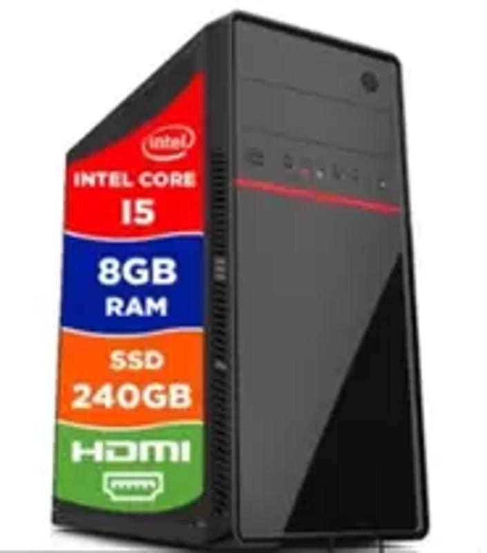 pc desktop computador cpu intel core i5 / 8GB memória Ram / ssd 240G - CPU - Magazine Luiza