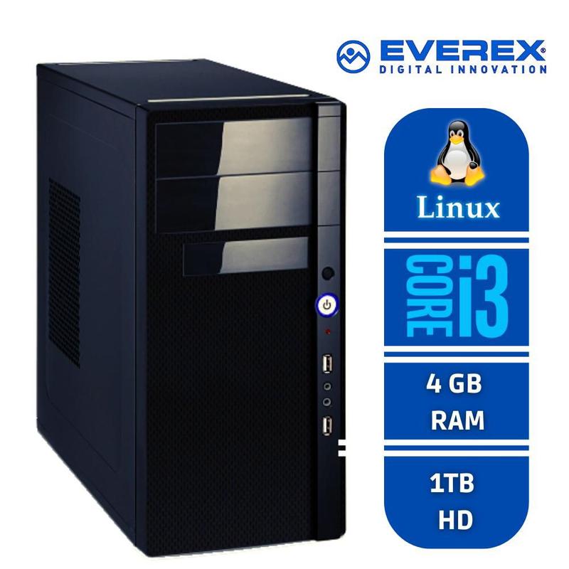 Pc desktop everex core i3 4gb 1tb linux - CPU - Magazine Luiza