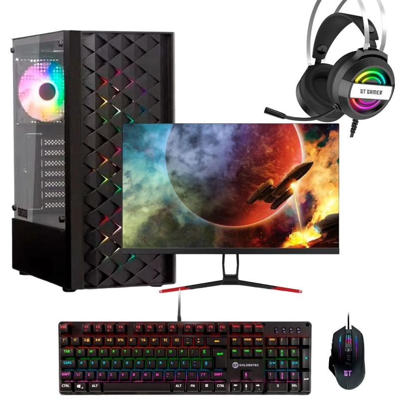 PC Gamer Completo Core i5 8GB SSD 240GB GTX 1660 + Monitor Gamer 27 ...