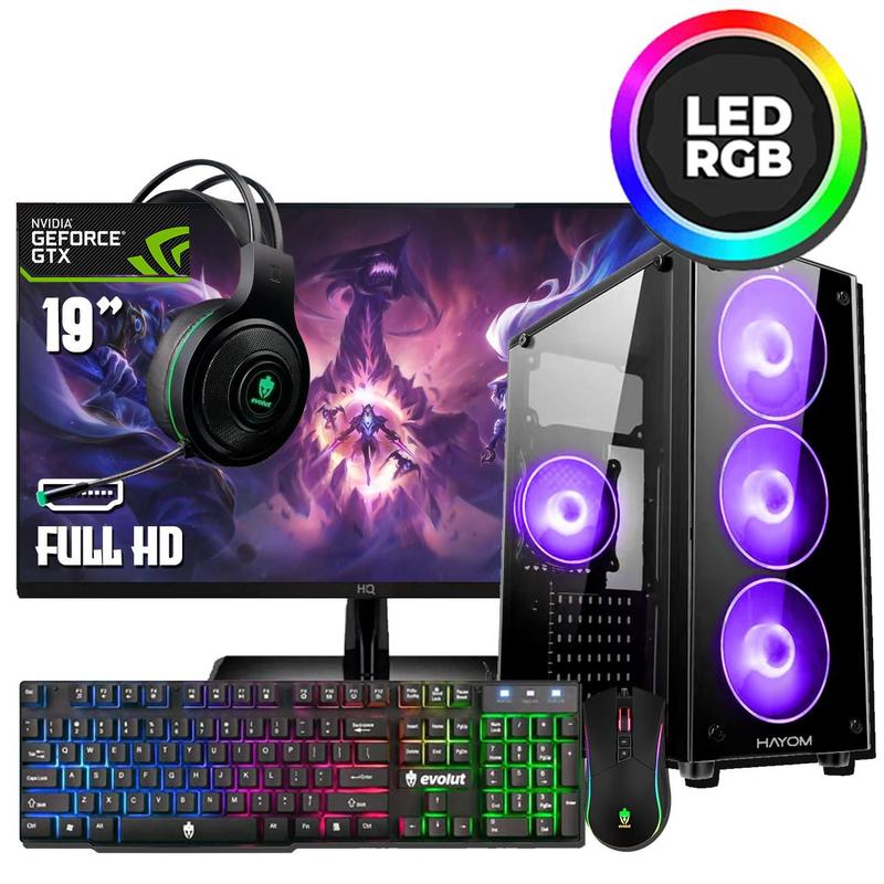 Pc Gamer Completo I5 16gb 1tb Monitor + Kit Gamer Full Hd - 4Gamers ...