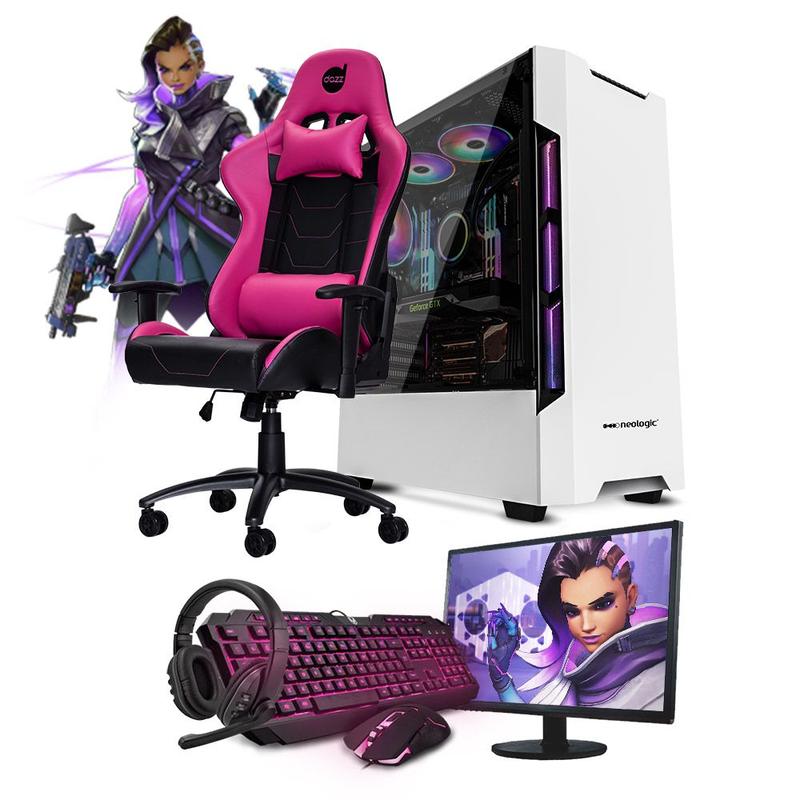 Pc Gamer Completo Neologic NLI81378 I5-7400 8GB (GTX 1050TI) SSD 240 ...