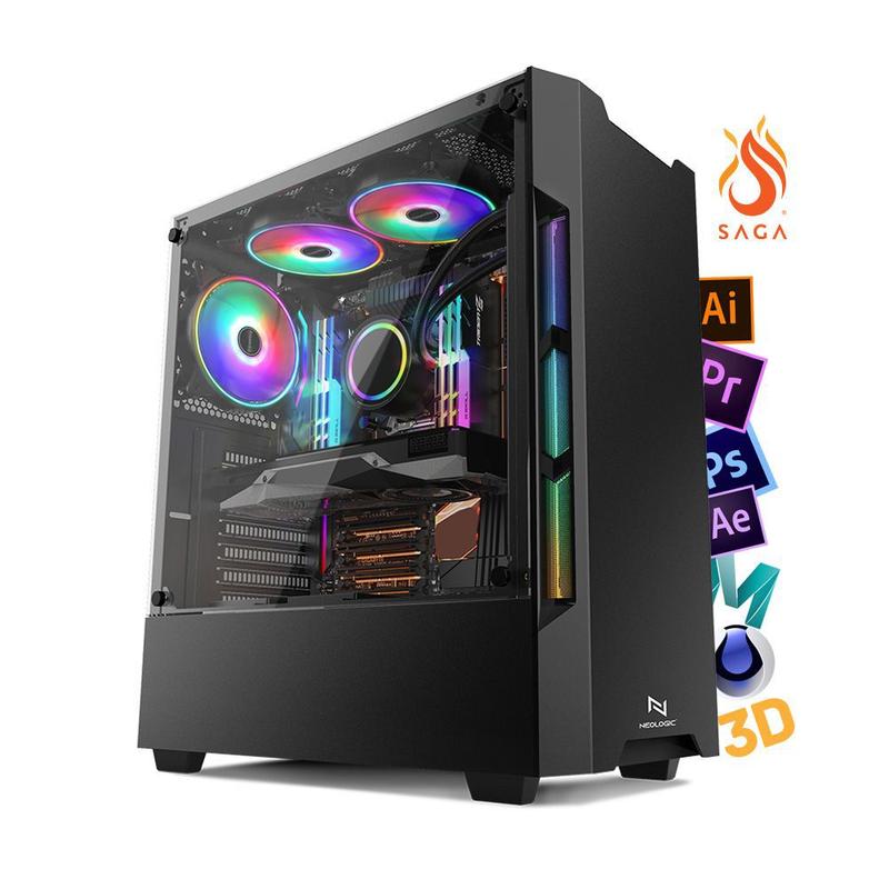 Pc neologic by saga 3d nli83353 intel i5 10400f 16gb (gtx 1660 super ...
