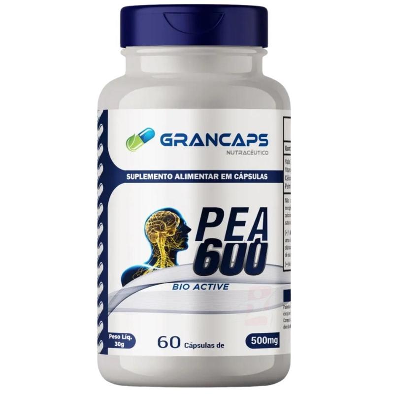 Pea 600 Bio Active Palmitoiletanolamida + Vitamina D + - Grancaps ...