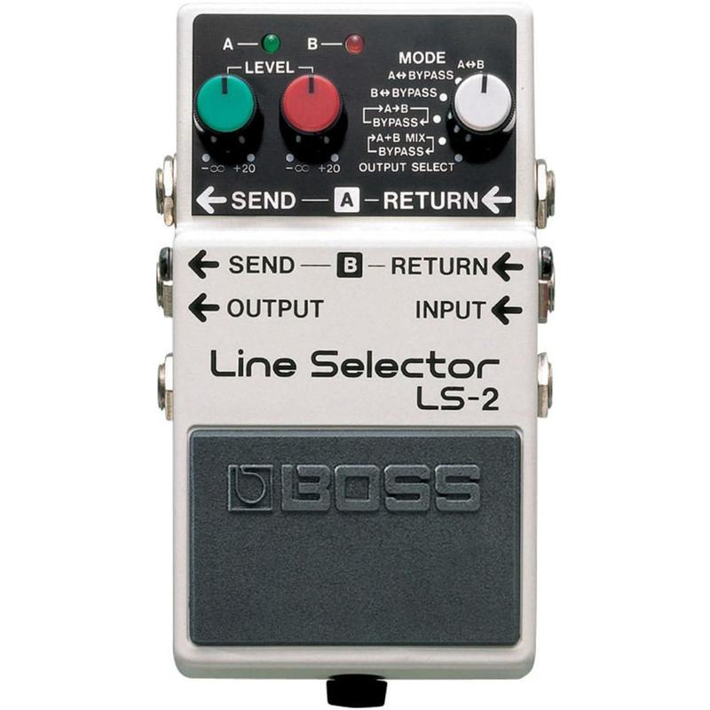 Pedal Boss Guitarra Ls-2 Line Selector A/B Box Loop Ls2 - Pedal para Instrumentos de Corda ...