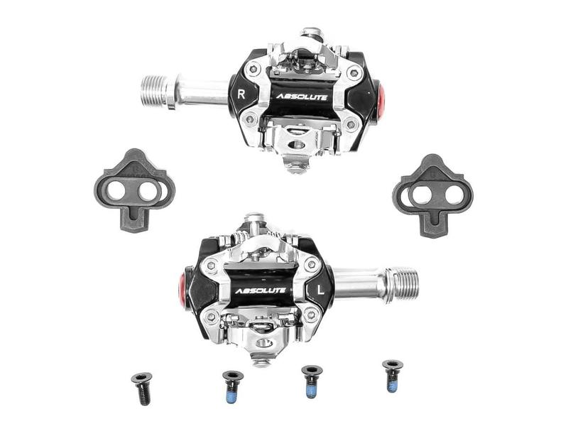 Pedal Clip Absolute Wild Rolamento Selado MTB Com Tacos SPD - Pedal de Bicicleta - Magazine Luiza