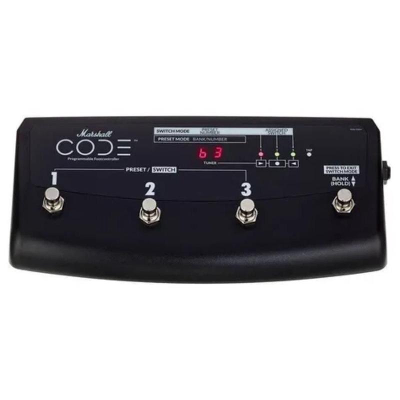 Pedal Marshall Pedl-91009 para Code 25 50 e 100 Footswitch - Pedal para ...