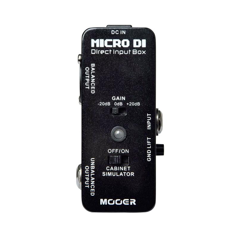 Pedal mooer mdi1 micro di direct input box guitarra baixo - Pedal para ...