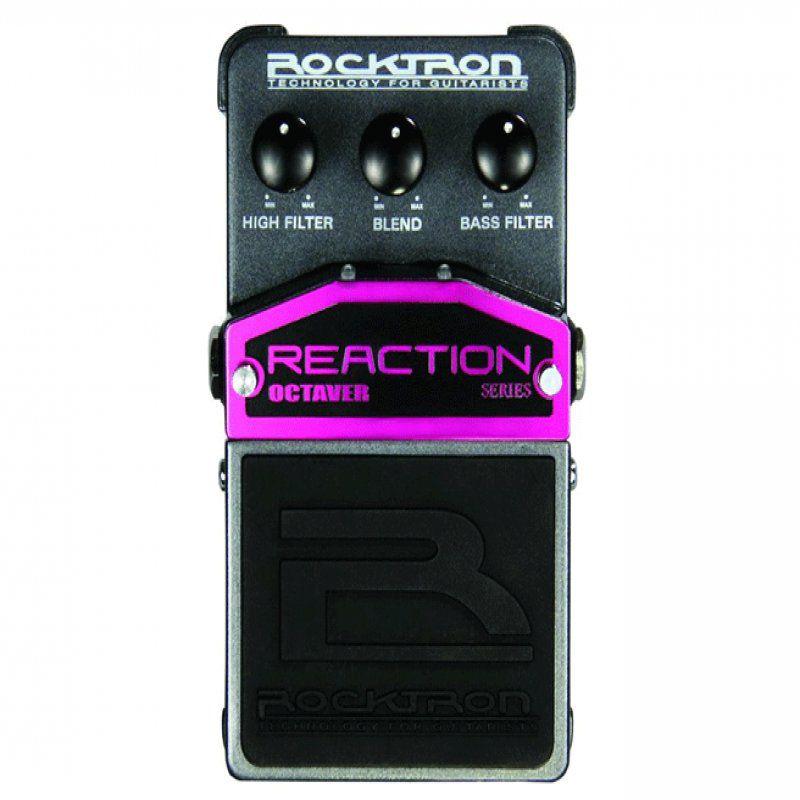 Pedal Octaver Rocktron Reaction Octaver Preto e Rosa - Pedal para ...