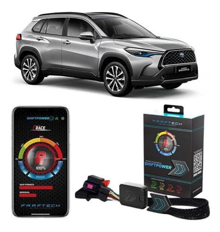 Pedal Shiftpower 4.0+ Toyota Corolla Cross 2022 até 2023 Chip Módulo ...