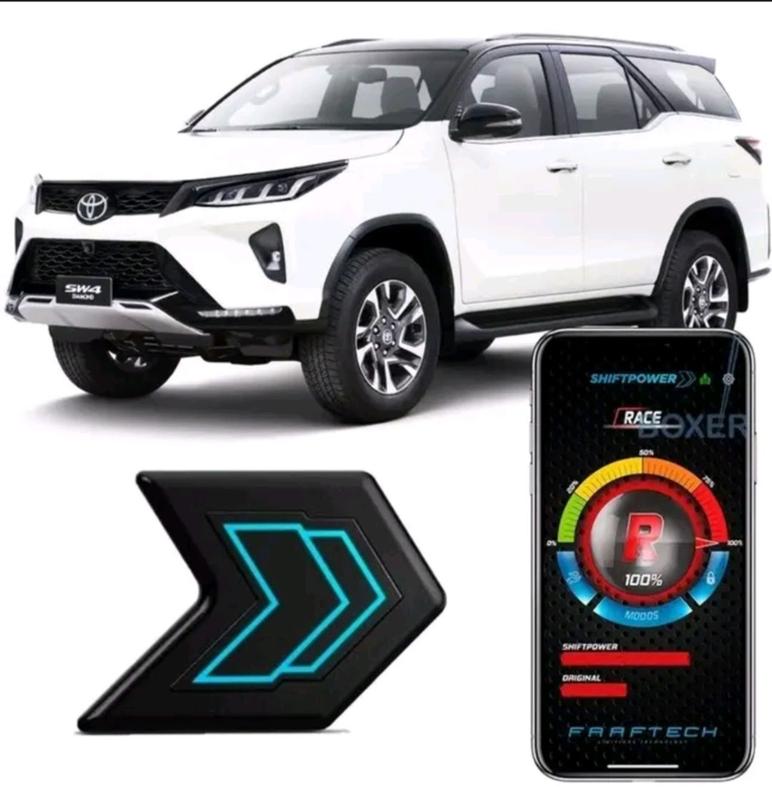 Pedal Shiftpower 4.0+ Toyota Hilux Sw4 2016 até 2023 Chip Módulo Acelerador FT-SP09+ Bluetooth ...