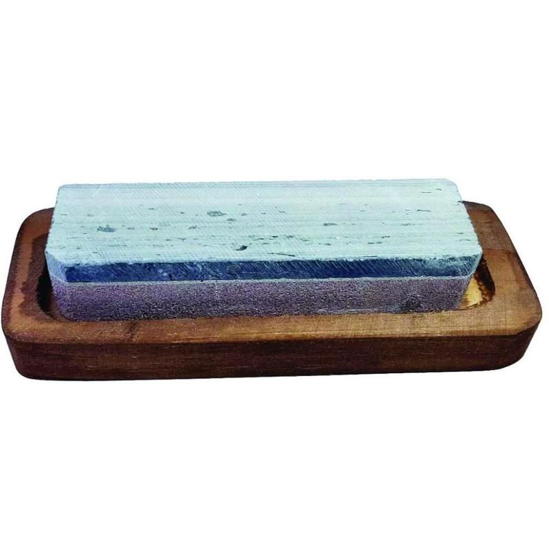 Pedra Para Afiação Facas Facões Grande 20cm Com Suporte - GERMANO E ...