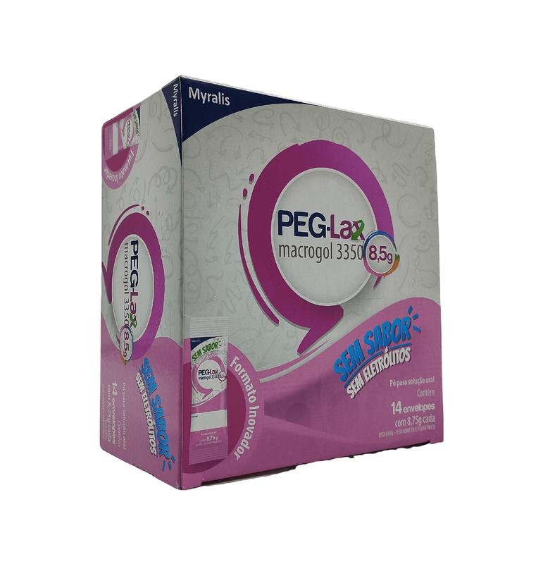 Peg-Lax 8,5g Caixa com 14 Envelopes Sem Sabor - Myralis - Manteiga ...