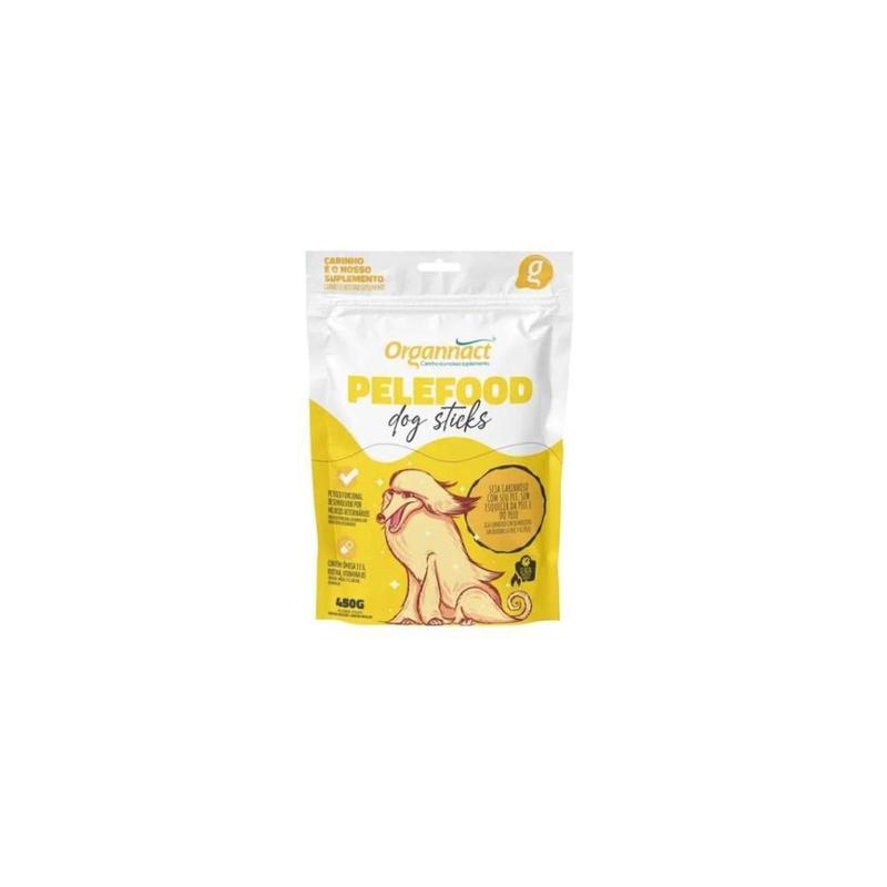 Pelefood Sticks Sache 450 g Suplemento Cães - Organnact - Suplemento para Pelos e Pele de Pet ...