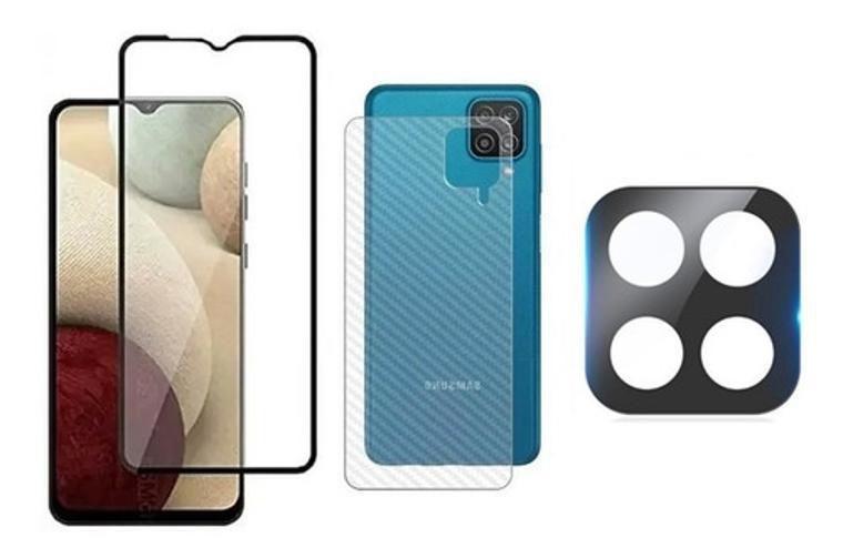 Pelicula 3D Vidro Galaxy A12 6.5 + Pl Traseira + Pl Camera - Jodda ...