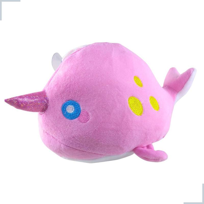 Pelúcia Baleia Narval Golfinho Unicórnio 30Cm 3 Opções Cores - SS ...
