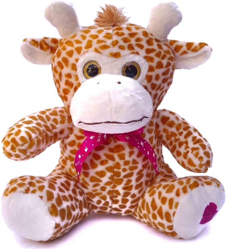 Pelúcia Safari Com Lacinho 30Cms - Modelos Tigre Elefante Zebra Leão ...
