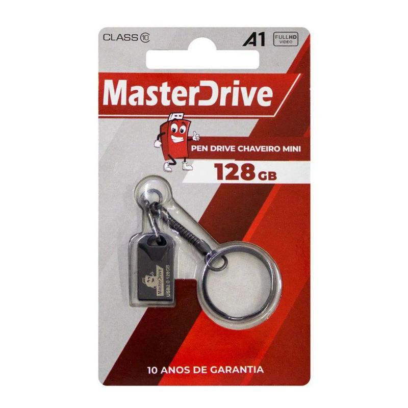 Pen Drive 128GB MasterDrive Nano Chaveiro - Pen Drive - Magazine Luiza