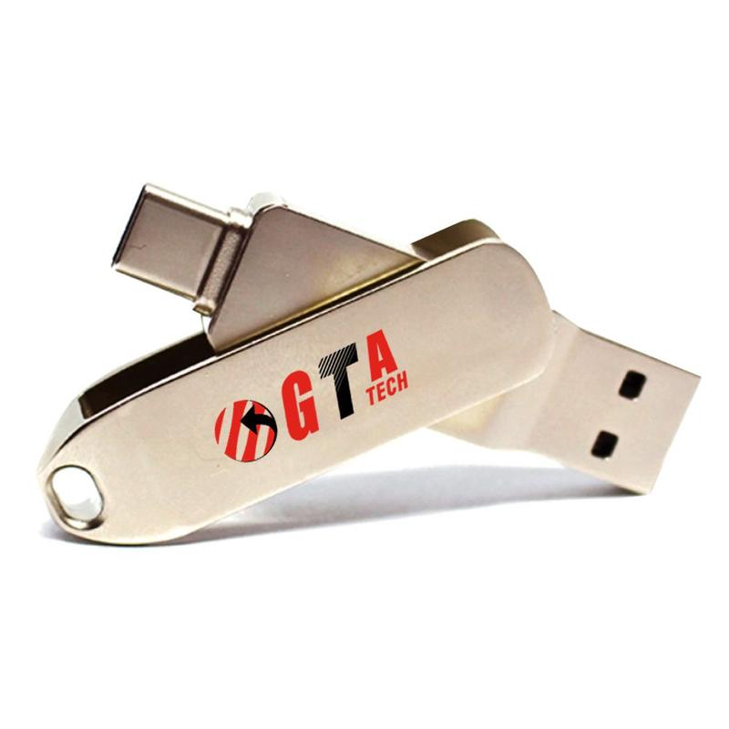 Pen Drive. 128Gb Usb 3.0 Flash Dual Drive Tipo C OTG PEN128GB-TCOTG GTA ...