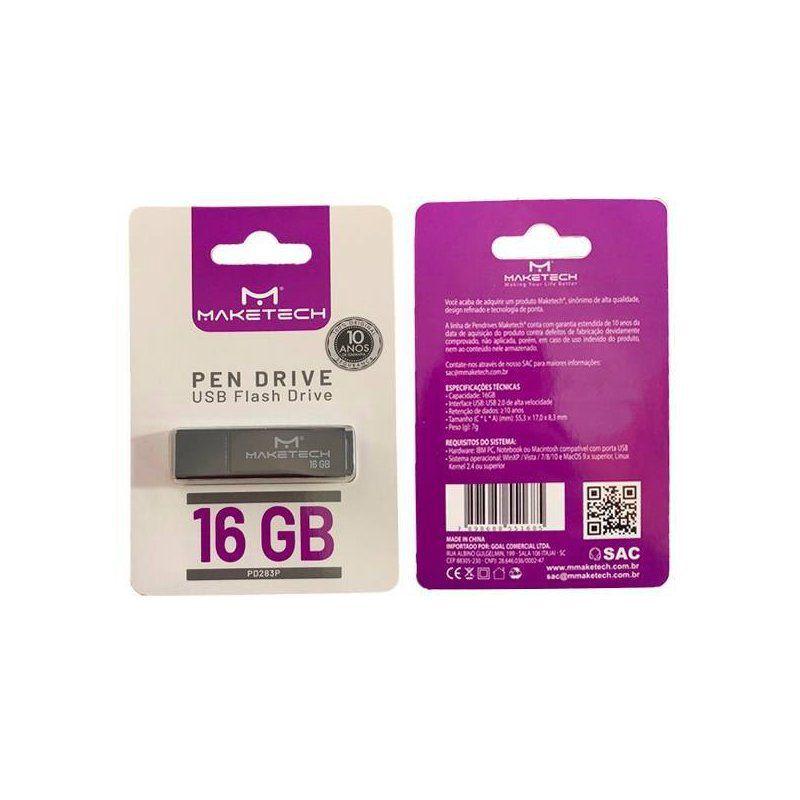 Pen drive 16gb modelo pd283p marca maketech - MAKETECH - Pen Drive ...