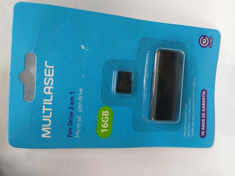 Pen Drive 2 em 1 Multilaser 16gb - Armazenamento - Magazine Luiza