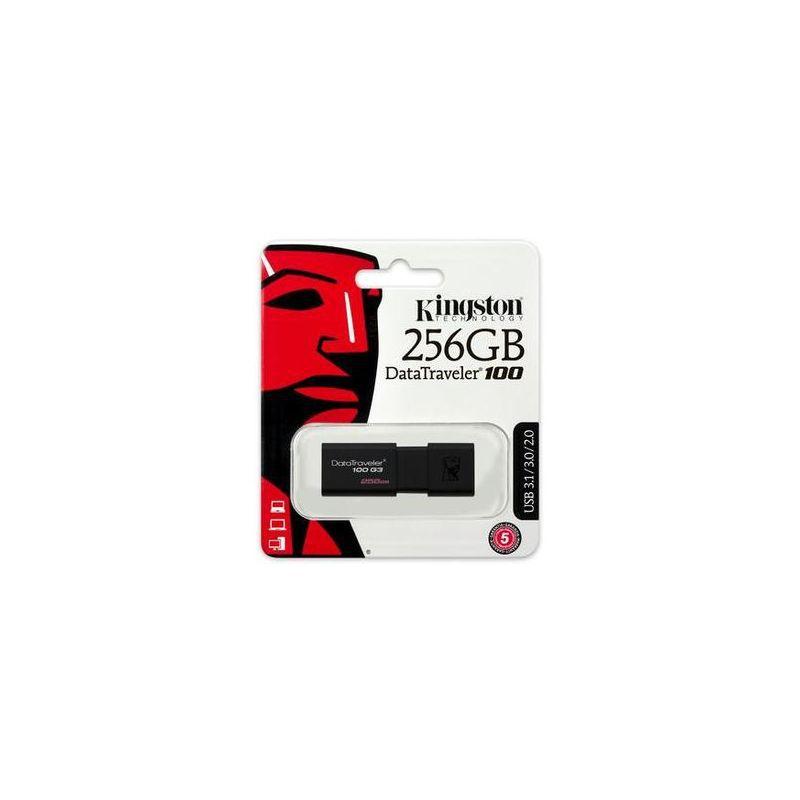 Pen Drive 256Gb Kingston Dt100G3 256Gb - Pen Drive - Magazine Luiza