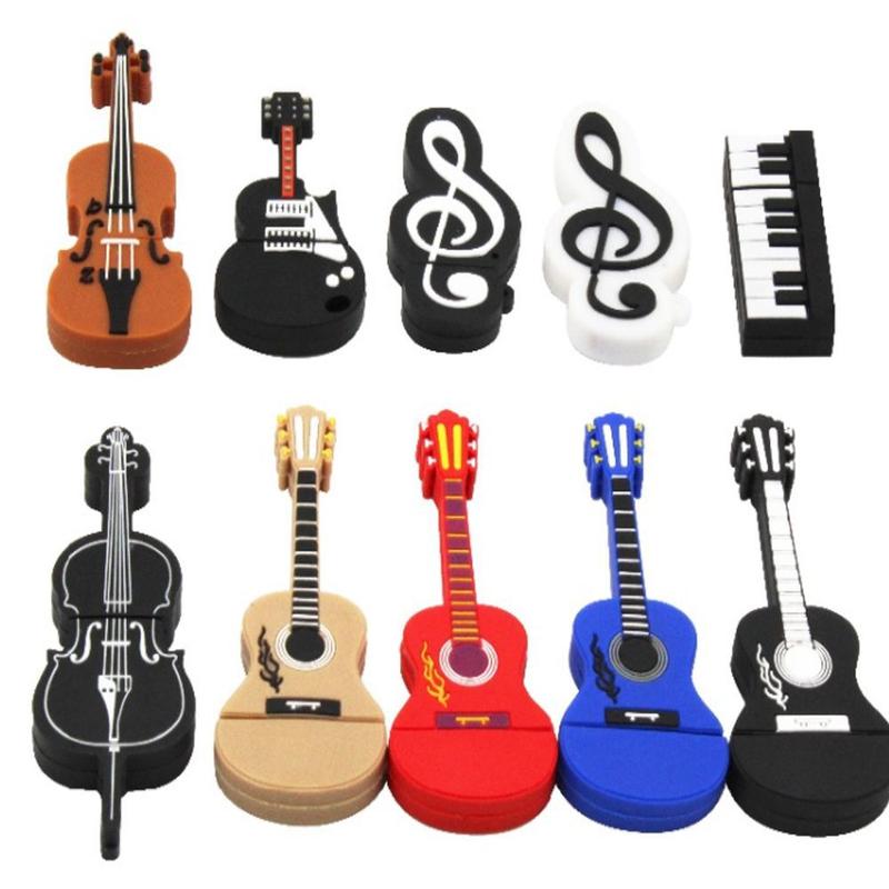 Pen drive 4g Violão Guitarra Music Moonlight Marrom - Armazenamento ...