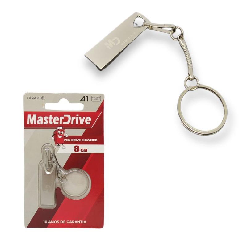Pen Drive 8GB 2.0 Metal Masterdrive - Pen Drive - Magazine Luiza