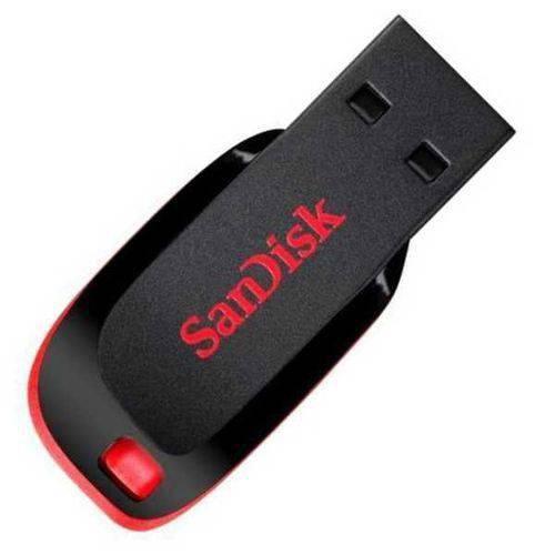 Pen Drive Cruzer Blade Sandisk Usb 2.0 32Gb - Scandisk - Pen Drive ...