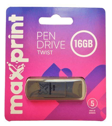Pen Drive Twist 16gb Maxprint - Pen Drive - Magazine Luiza