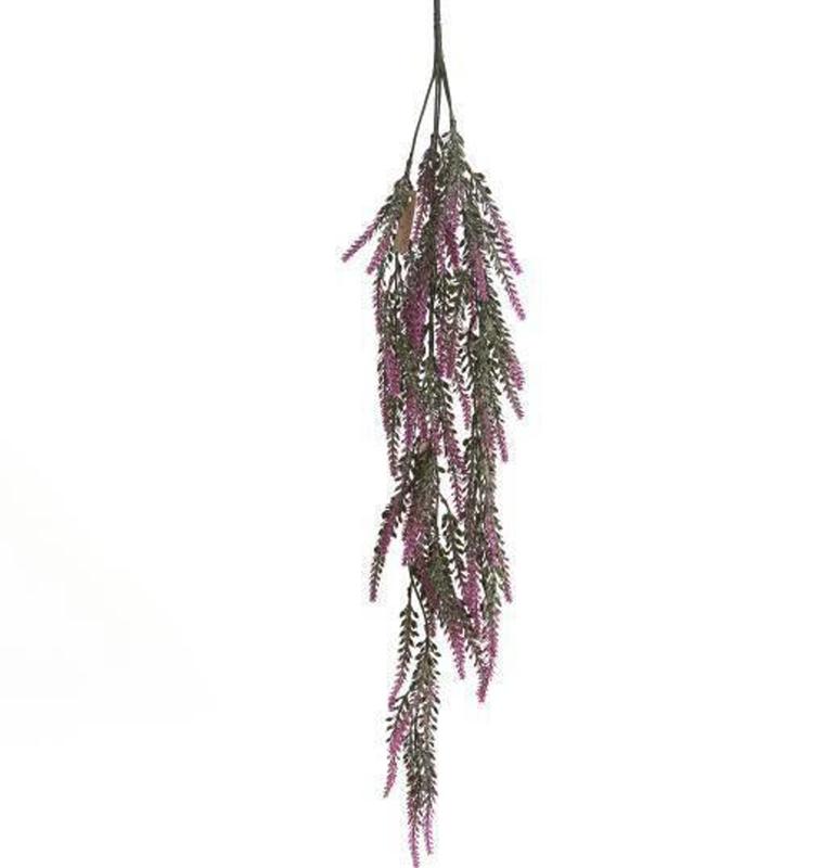 Pendente Lavanda Artificial X5 73Cm - Bela Flor - Lustre - Magazine Luiza