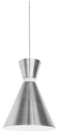 Pendente Lustre Berlin Escovado Em Alumínio 23cm P/ Balcão Mesa - Plug Lar - Lustre - Magazine Luiza