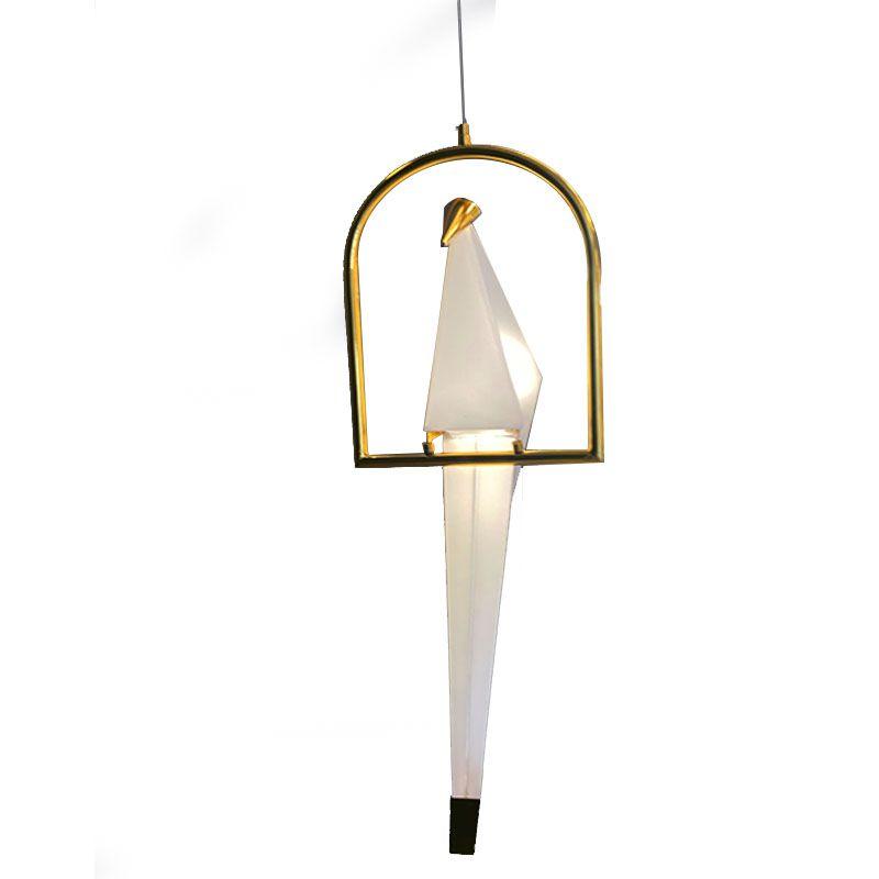 Pendente Perch Bird Origami 2700K- LM-PD-2000 - LUMIEREGYN - Lustre ...