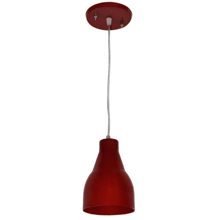 Pendente Plástico Pen Fu 002 Bordô - Condulai - Lustre - Magazine Luiza