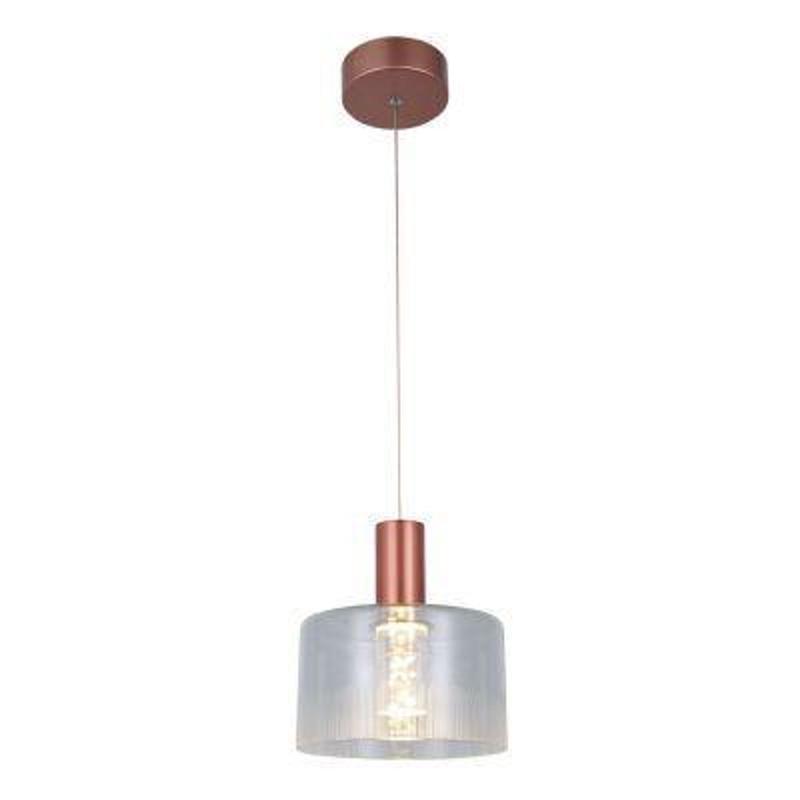 PENDENTE POTI 20cm x 22cm 1 x LED 5W ROSE GOLDTR - Bella Iluminação ...