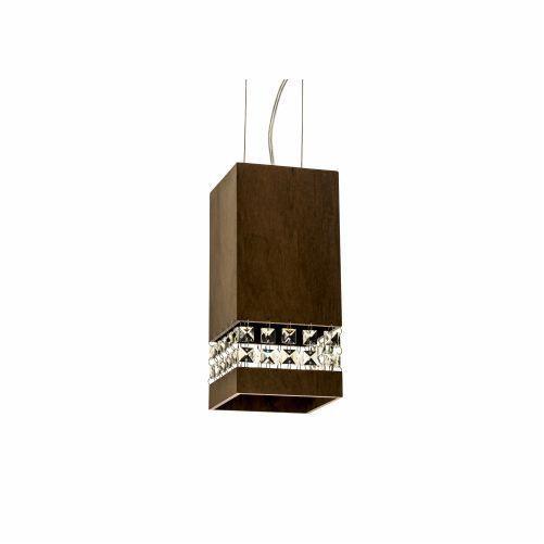 Pendente Retangular Cristal Vertical Madeira 2512Cm 1102 - Accord ...