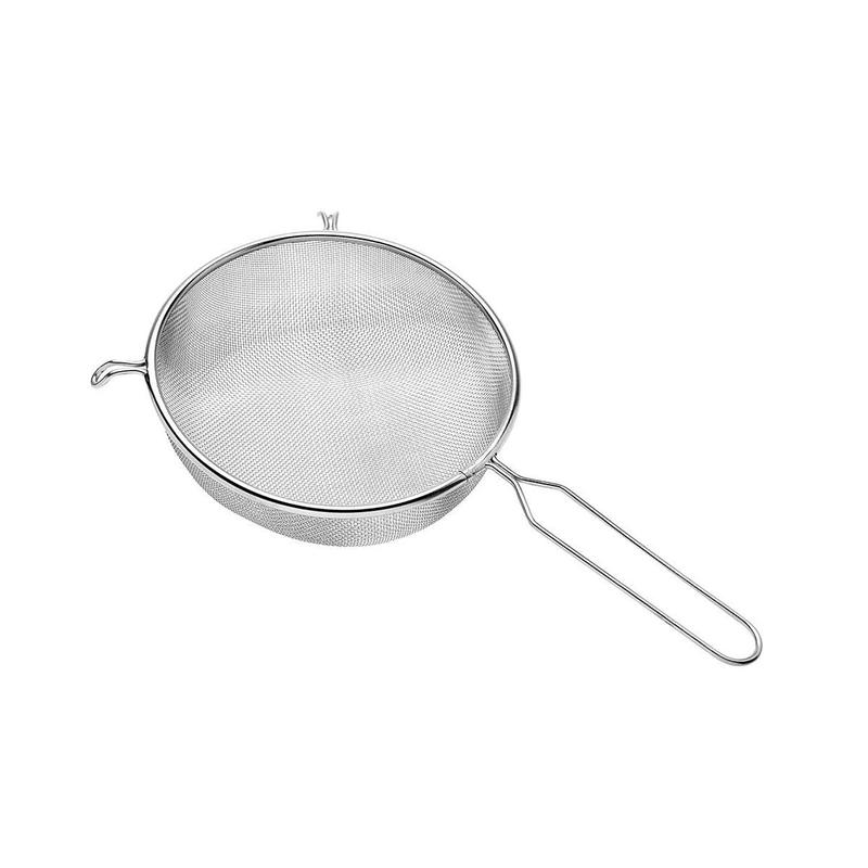Peneira Em Aço Inox 14 Cm Peneirinha Coar - Mimo Style - Peneira ...