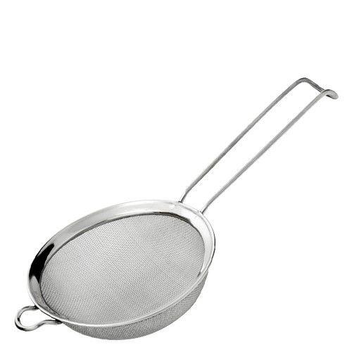 Peneira em inox 33cm x ø17cm com tela arredondada - Oitonline - Peneira ...