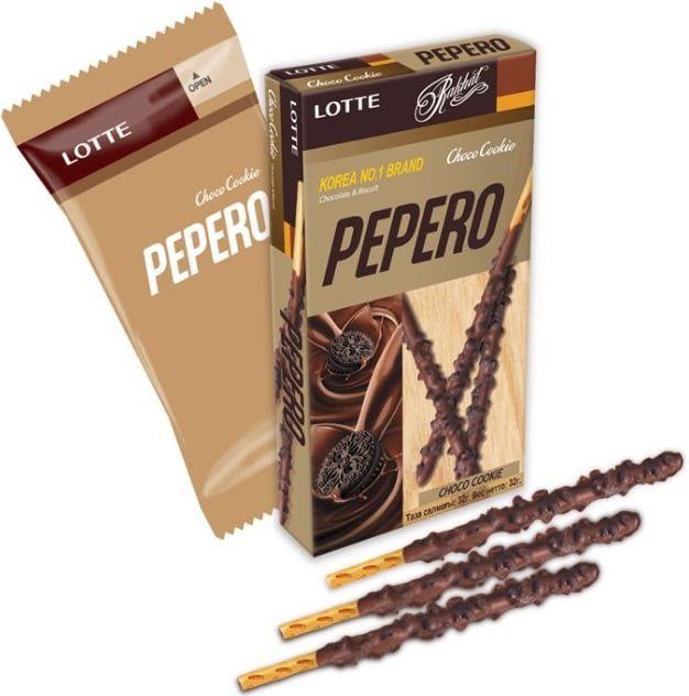 Pepero biscoito palito choco cookie - 32g - Cookies - Magazine Luiza